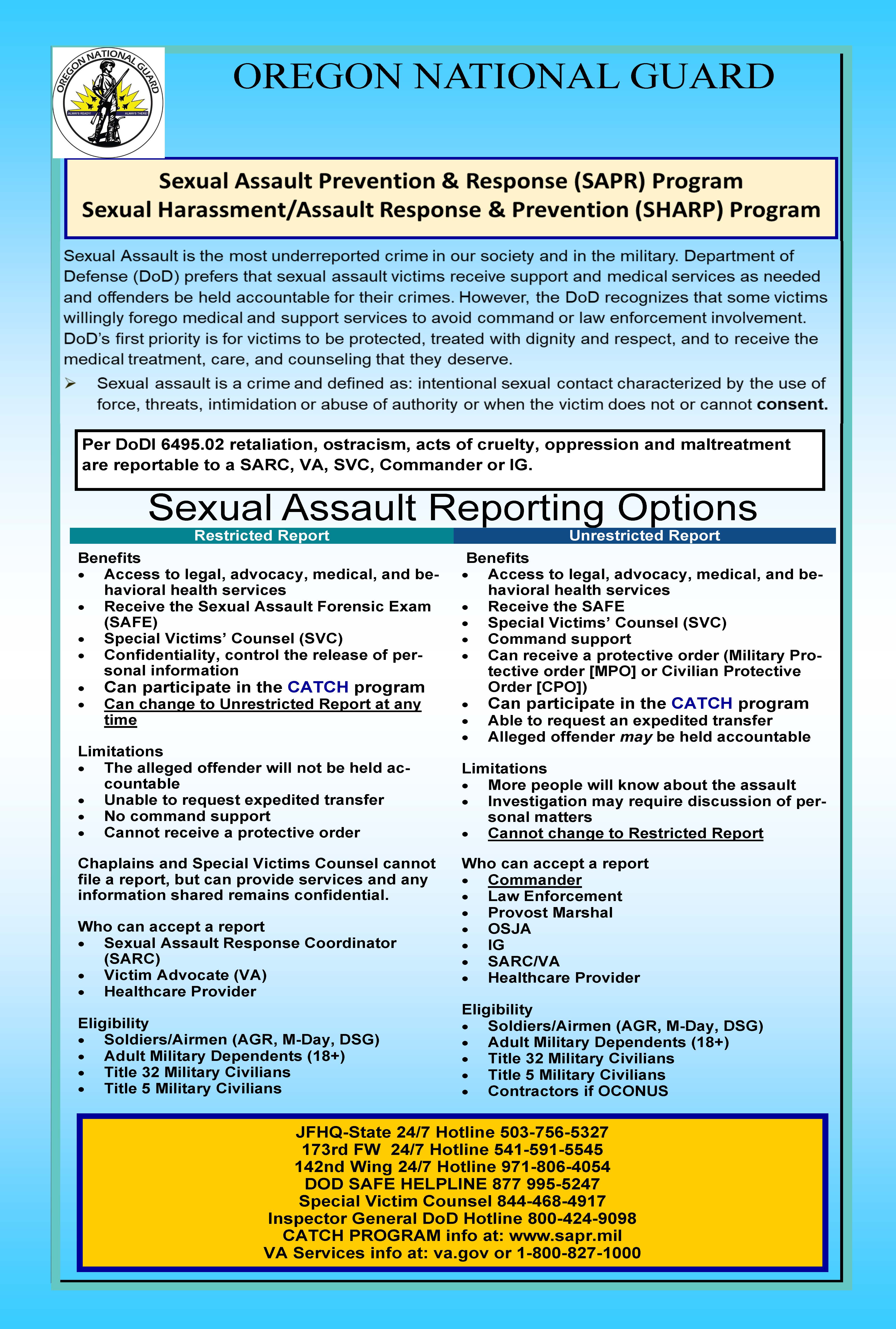 Sexual Assault Prevention and Response